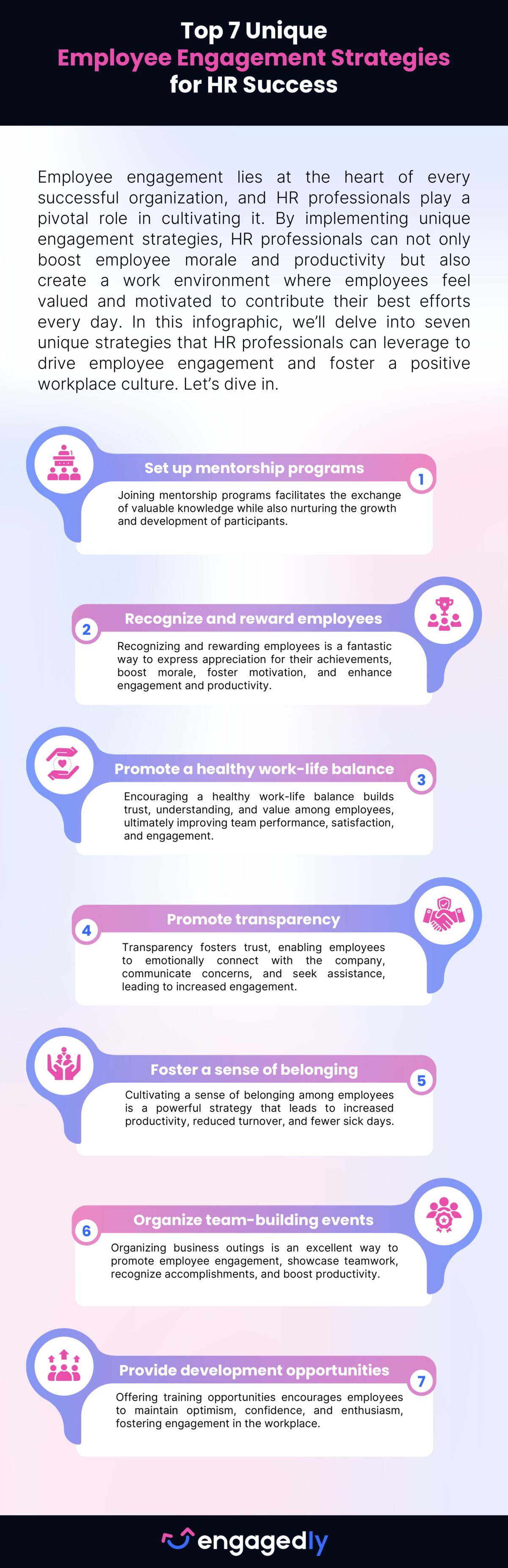 Top Unique Employee Engagement Strategies for HR Success [Infographic]