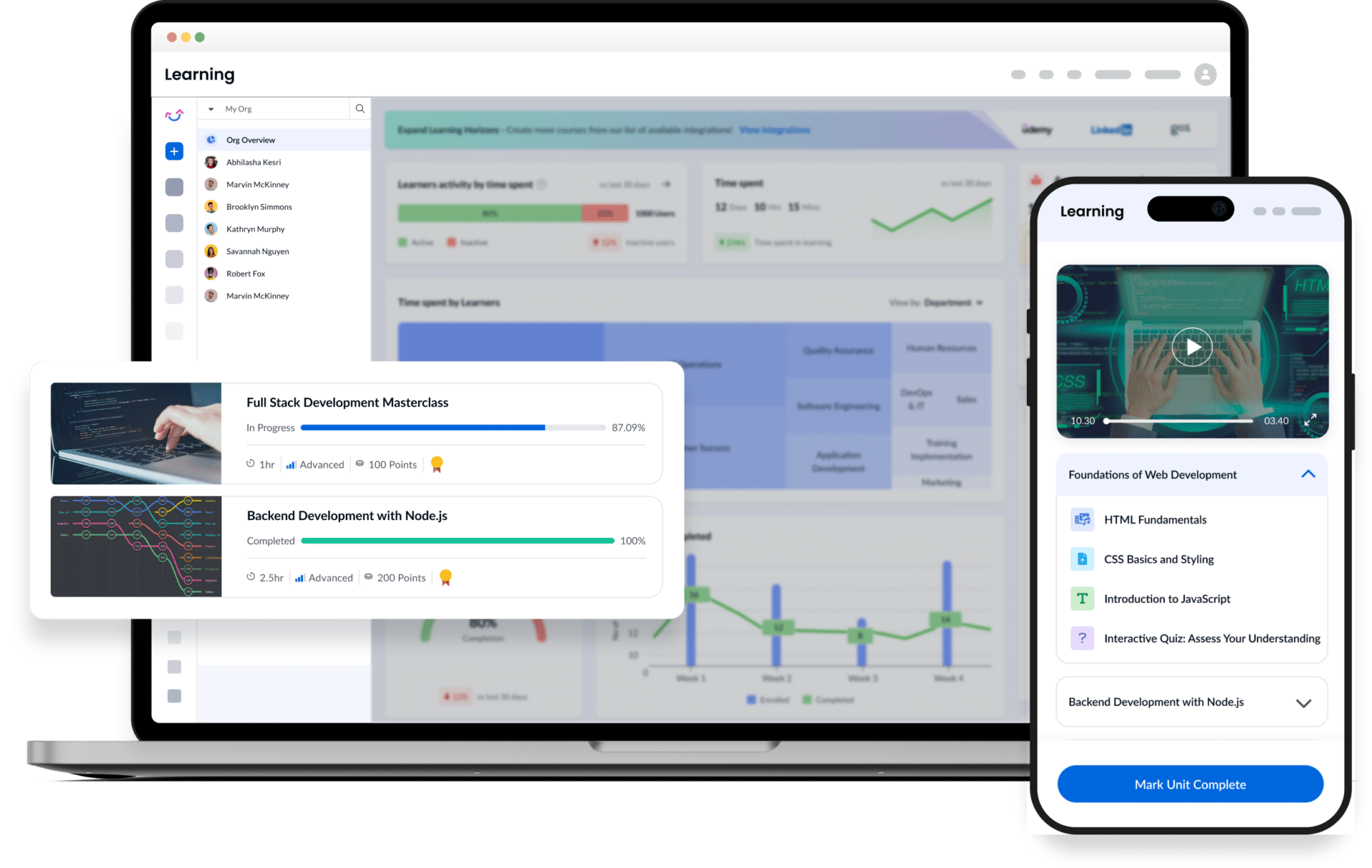 Engagedly LXP: The Most Agile Learning Experience Platform