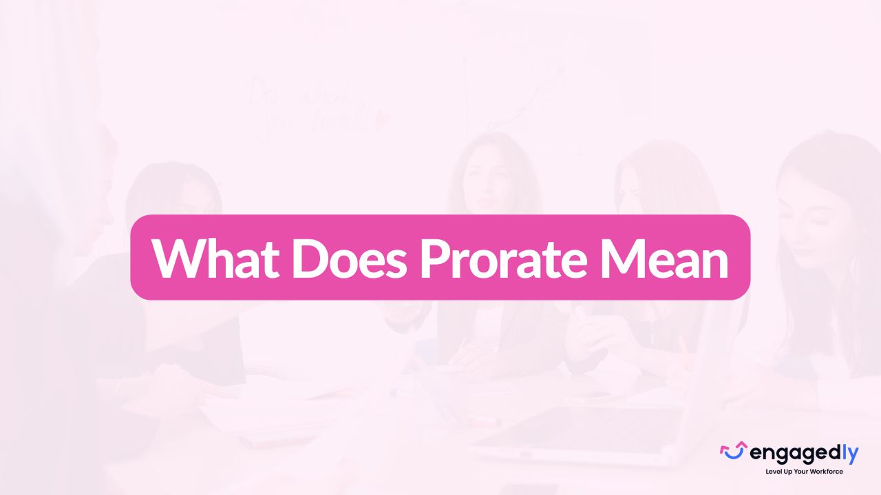 What Does Prorate Mean