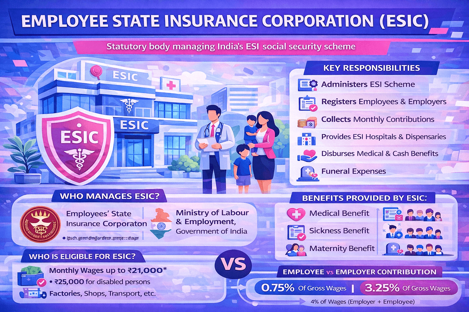 Employee State Insurance Corporation (ESIC)